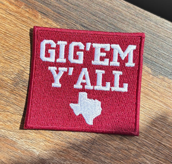 Gig ‘Em Y’all patch - Addy & Ry Boutique