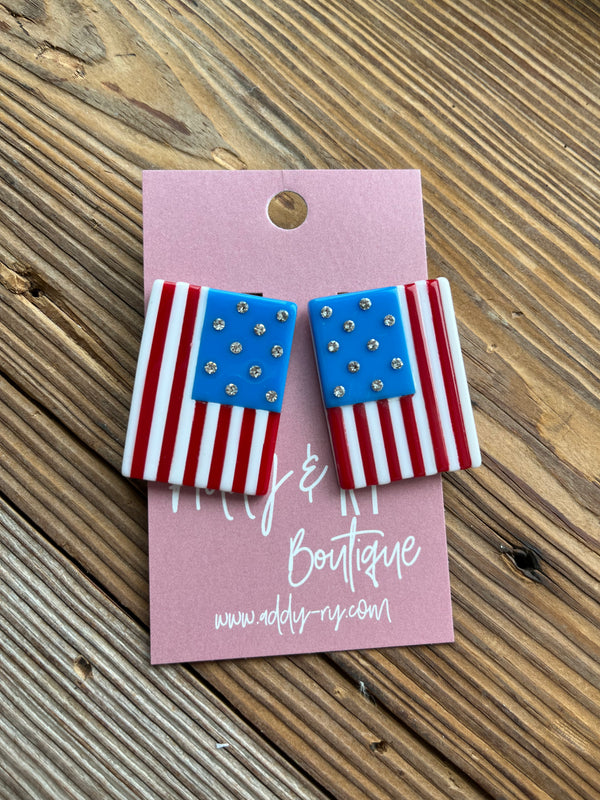 Brianna Cannon American Flag Crystal Stars - Addy & Ry Boutique
