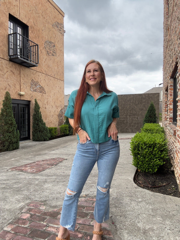 Happi Crop Flare - Addy & Ry Boutique