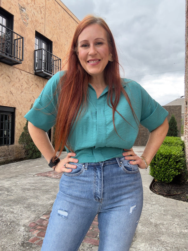 Karson High Rise Straight Leg Jeans - Addy & Ry Boutique