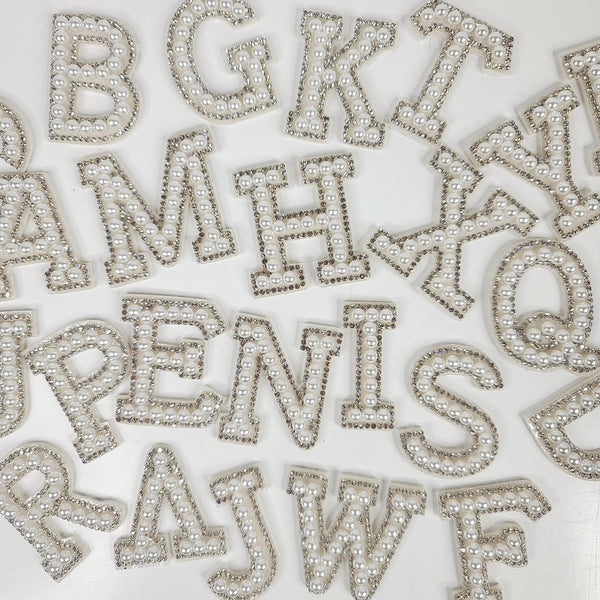 Varsity Pearl Letters - Addy & Ry Boutique